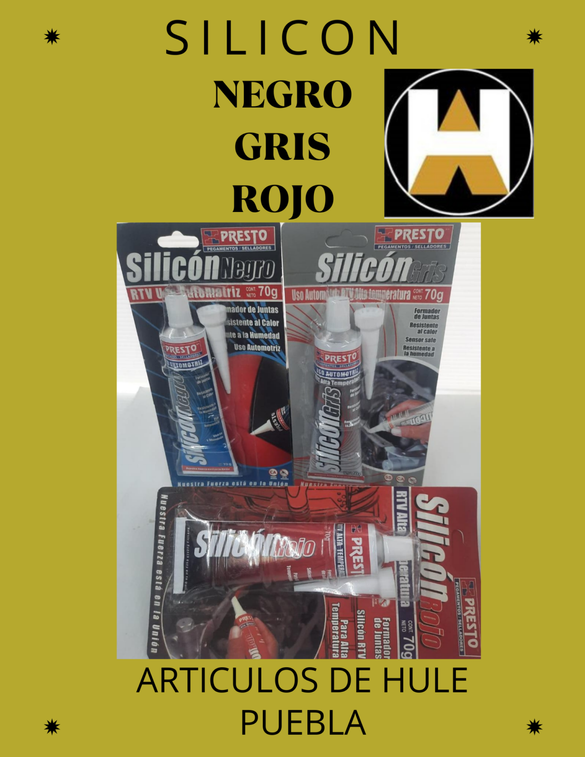 HULES EN GENERAL – Articulos de hule Puebla